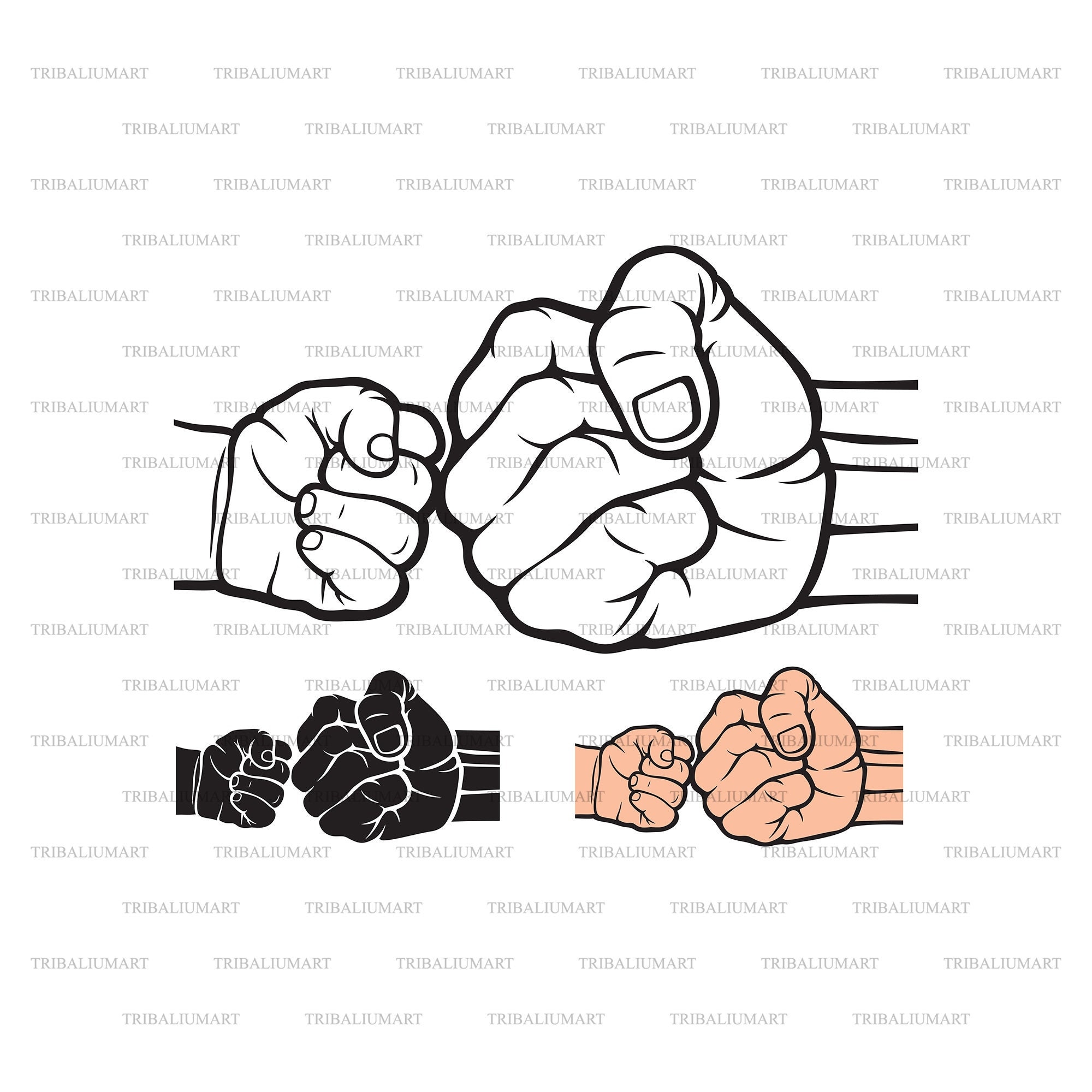 Dad and Baby Fist Bump new Born Hand. Cut Files for Cricut. - Etsy