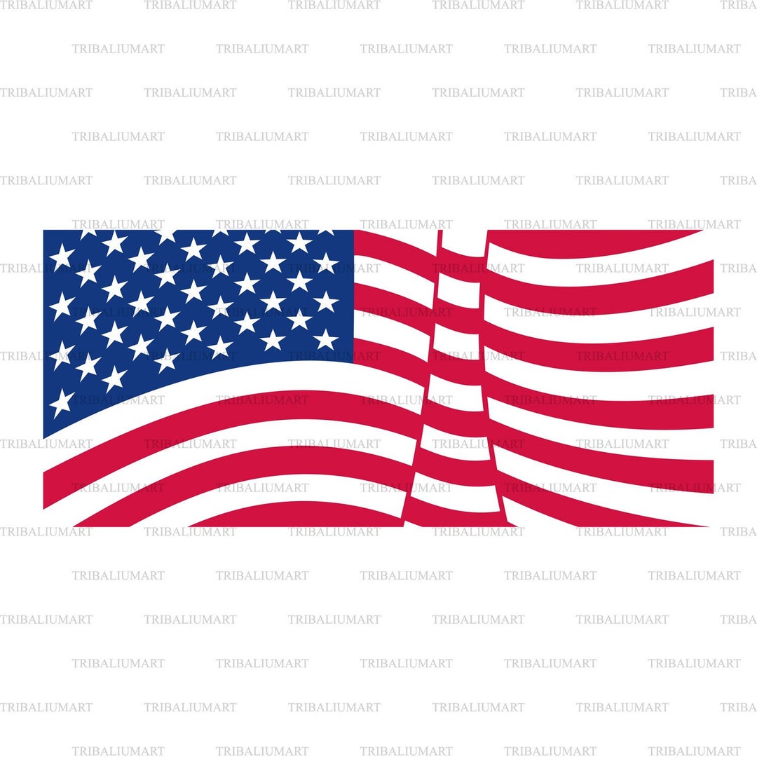 USA Flag (united States of America). Cut Files for Cricut. Clip Art ...