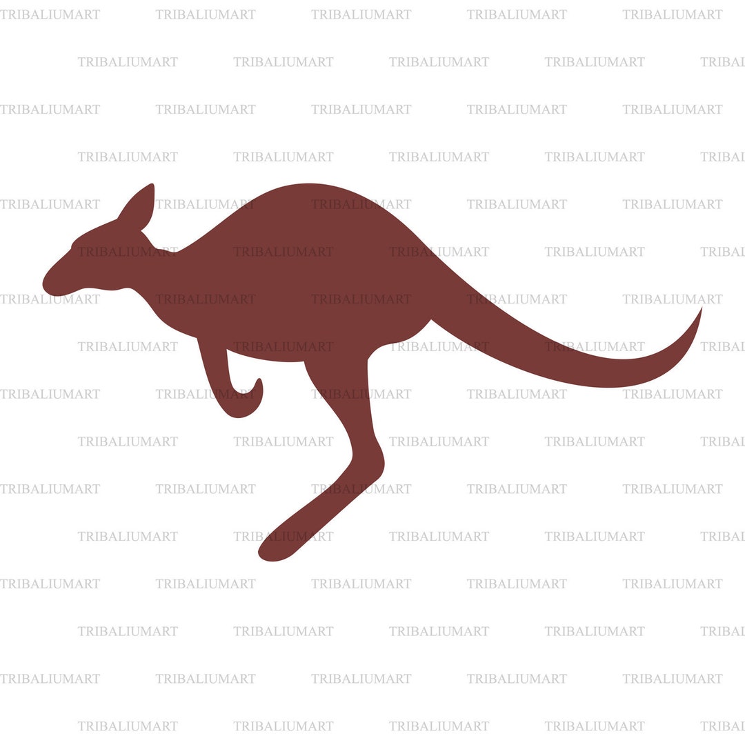 Kangaroo. Cut Files for Cricut. Clip Art Silhouette (eps, Svg, Pdf, Png ...