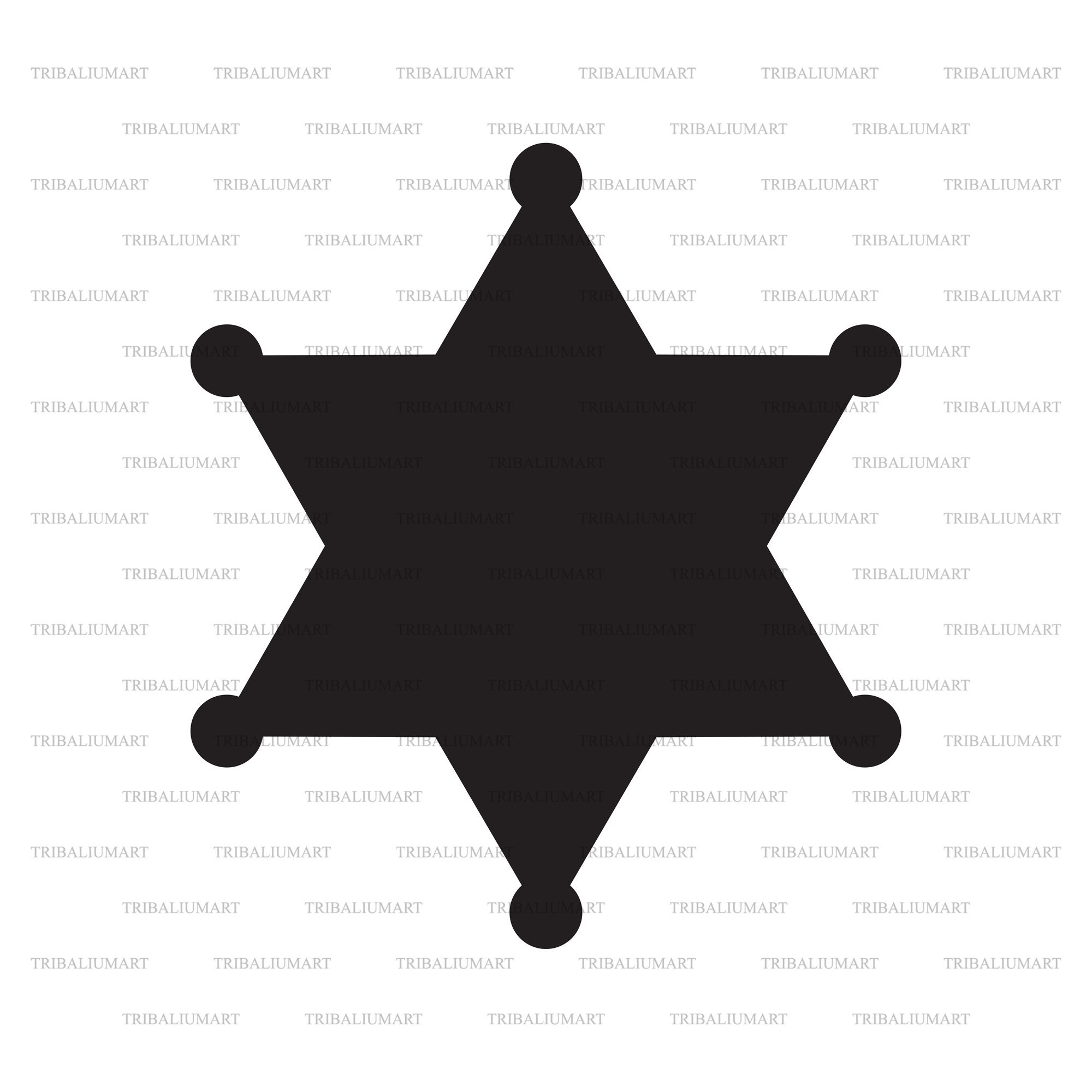 Sheriff Badge sheriff Star. Cut Files for Cricut. Clip Art - Etsy