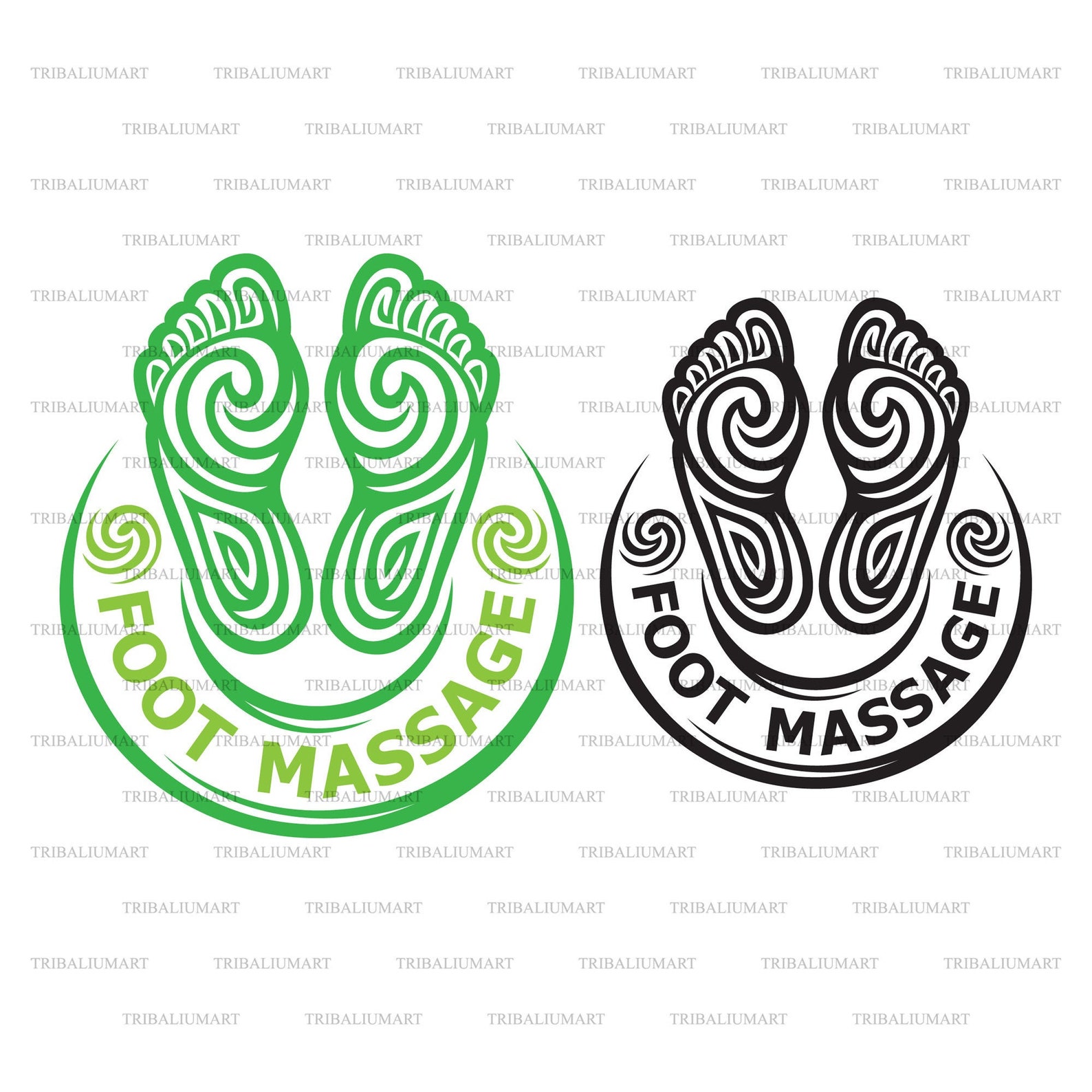 Foot Massage Symbol. Relaxation Spa Design. Cut Files for Cricut. Clip ...
