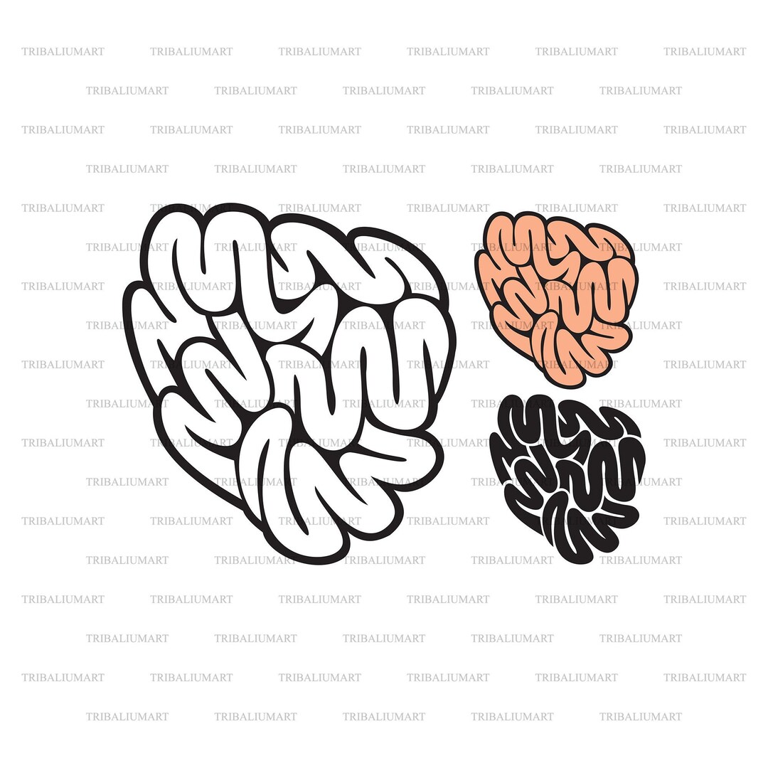 Small Intestine. Cut Files for Cricut. Clip Art Silhouette (eps, Svg ...