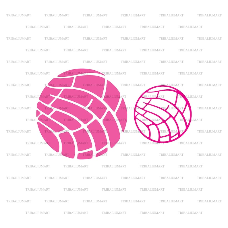 Concha Pan. Cut Files for Cricut. Clip Art Silhouette (eps, Svg, Pdf ...