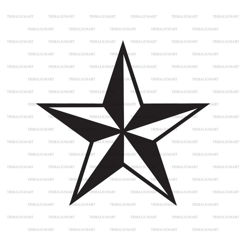 Estrella. Cortar archivos para Cricut. Siluetas de Clip Art - Etsy España