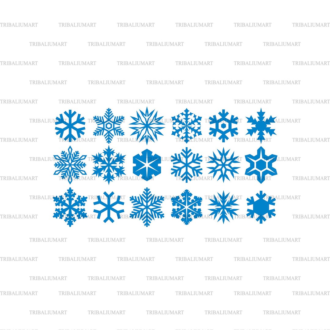 Snowflakes. Cut Files for Cricut (eps, Svg, Pdf, Png, Dxf, Jpeg). - Etsy