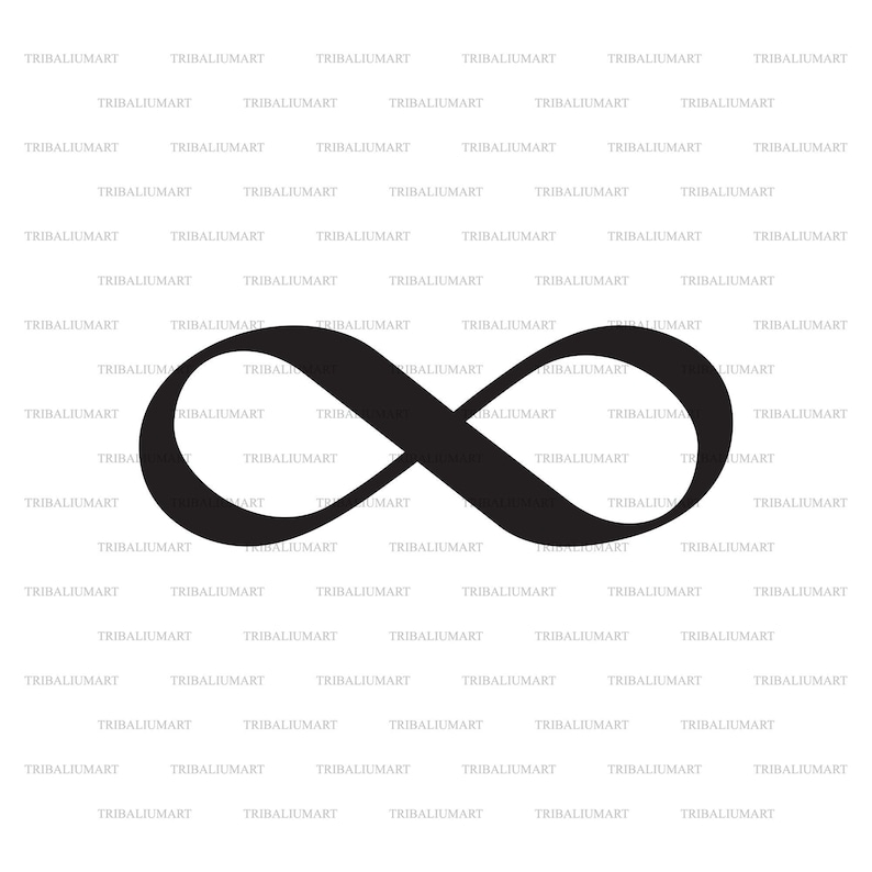 Infinity Sign. Cut Files for Cricut. Clip Art Silhouettes (eps, Svg ...