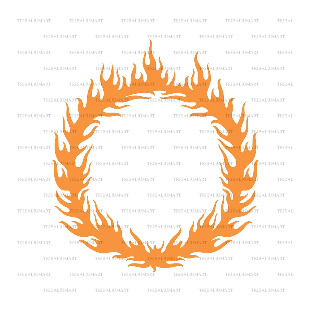 Ring of Fire (fiery Ring Burning, Fireball, Burning Round Frame ...