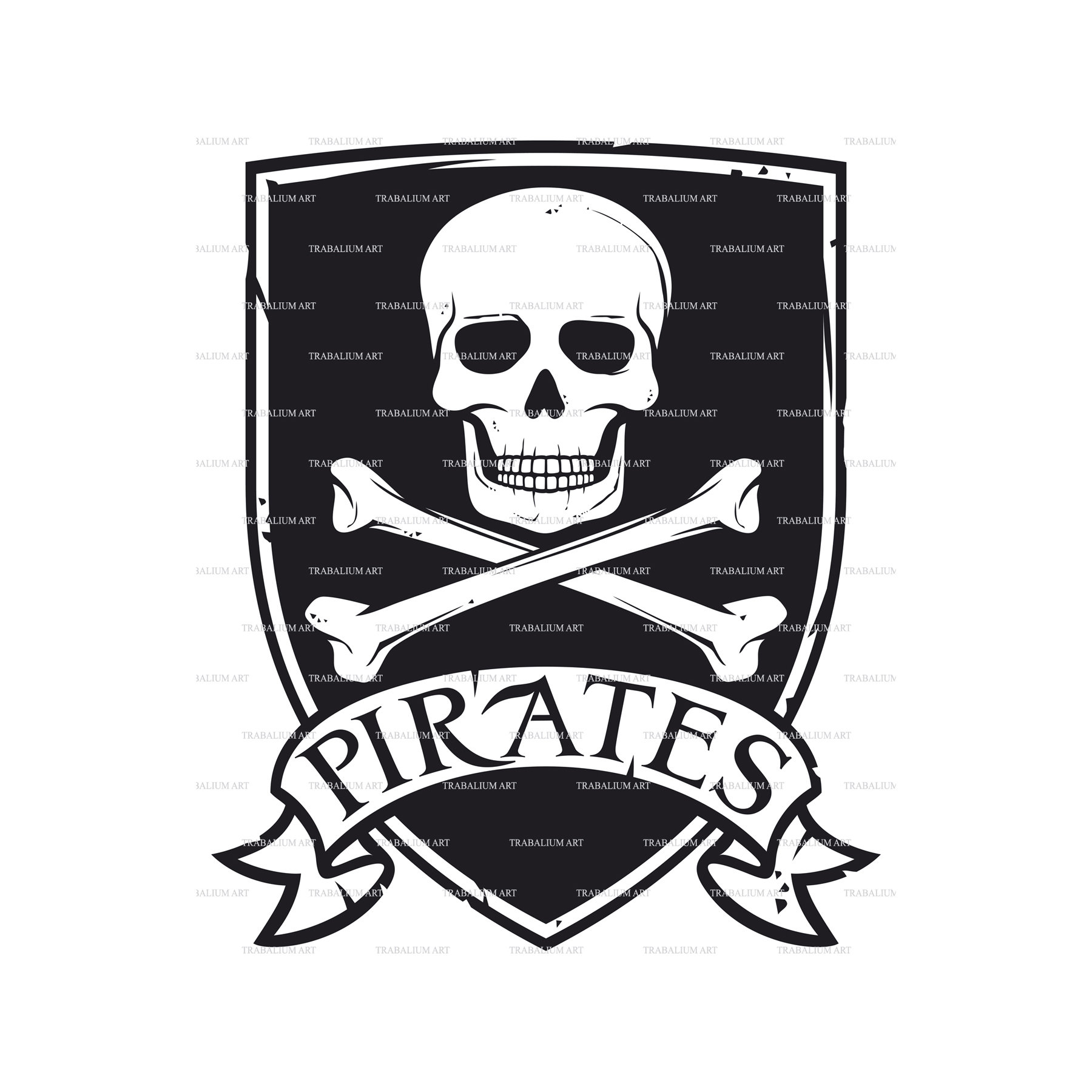 Pirate symbol coat of arms. Eps svg pdf png dxf jpeg. | Etsy