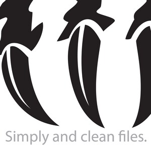 Monster Claw and Marks Scratch. Cut Files for Cricut. Clip Art ...