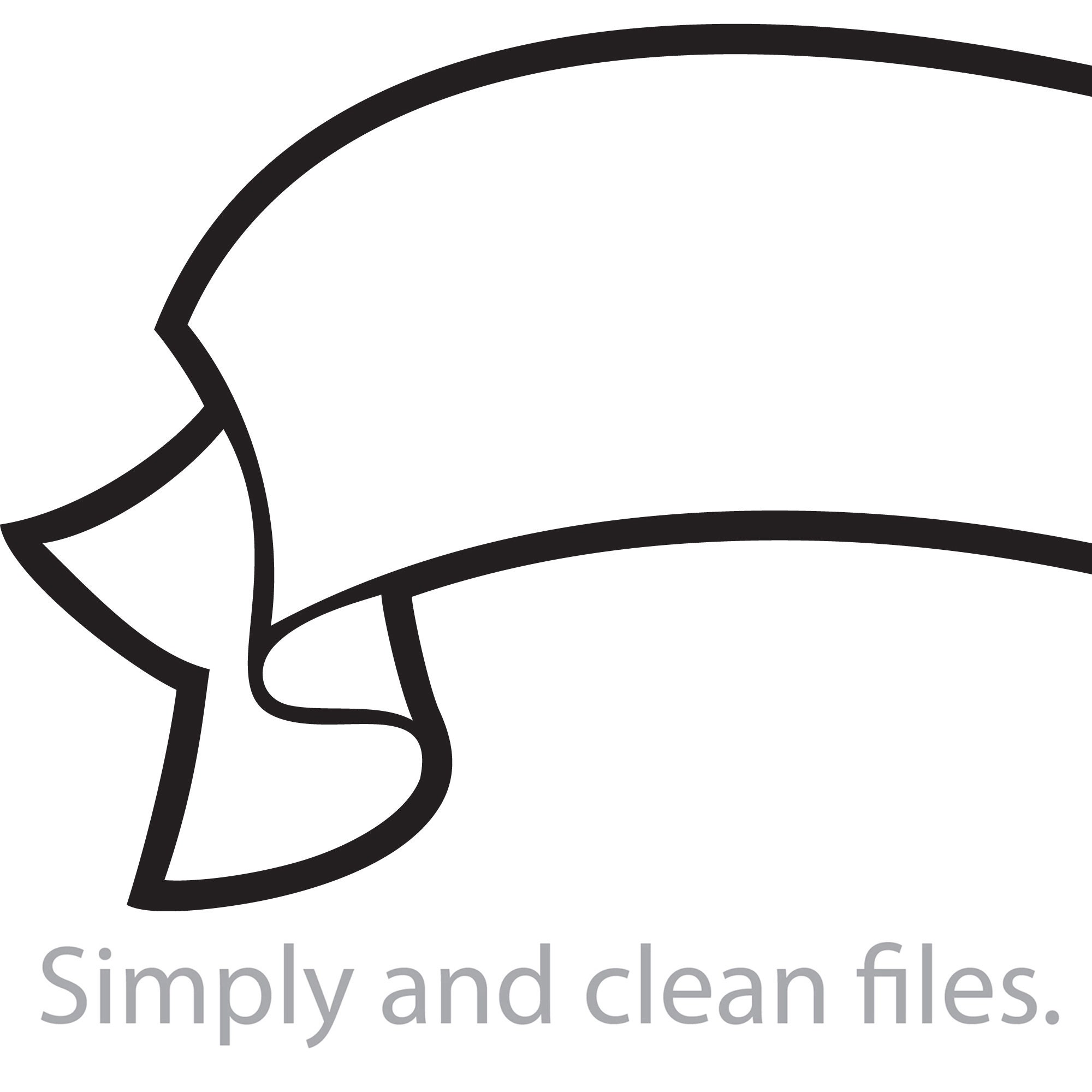 Banner. Cut Files for Cricut. Clip Art Silhouettes eps Svg | Etsy