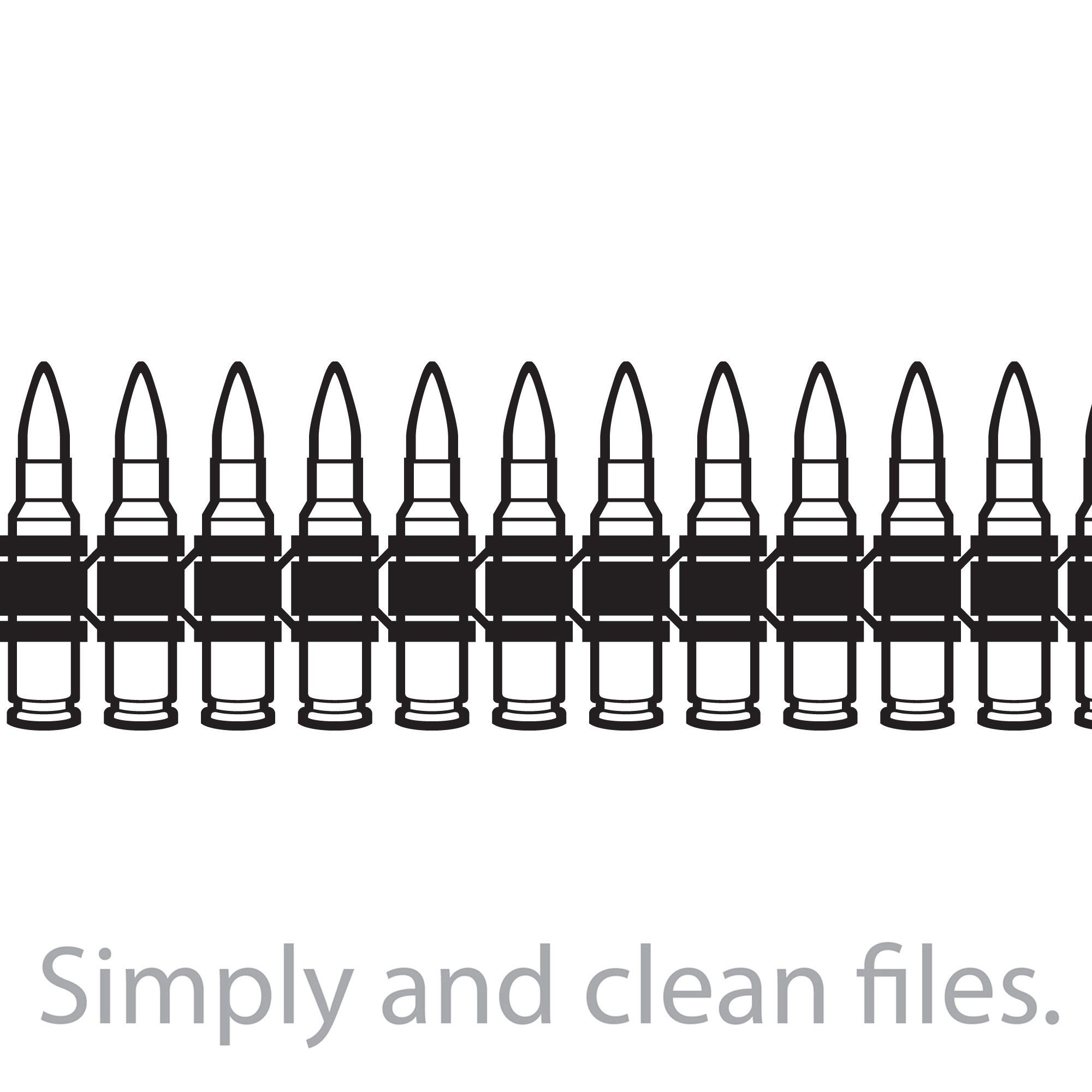 Ammo Belt. Cut Files for Cricut. Clip Art Silhouette eps - Etsy UK