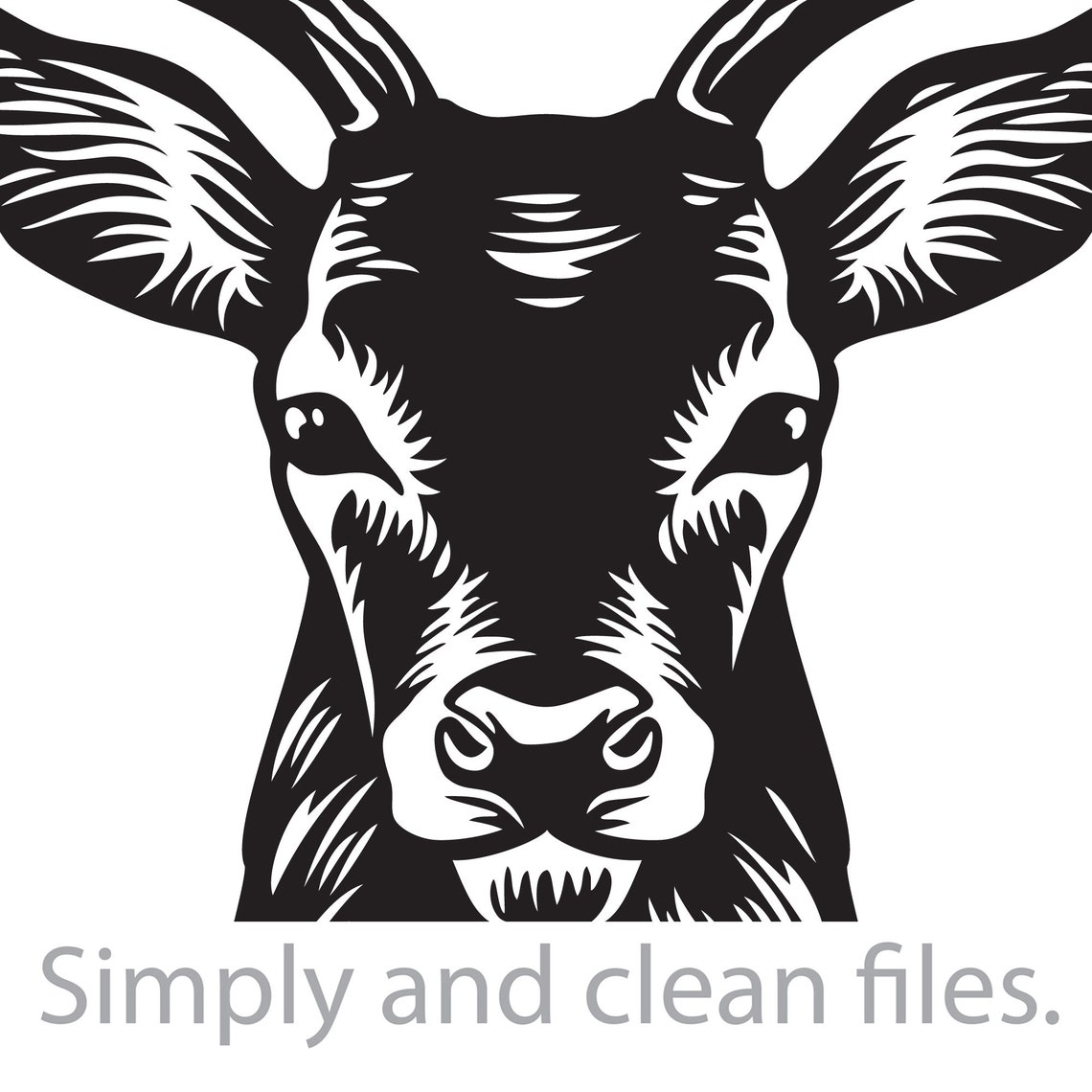 Deer Head. Cut Files for Cricut. Clip Art Silhouette eps - Etsy