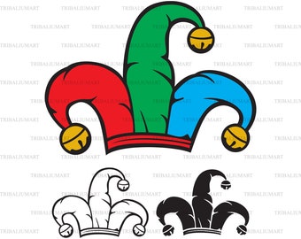 Jester Hat Svg - Etsy
