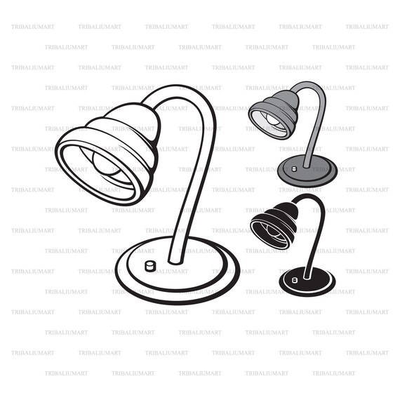 Desk Lamp. Cut Files for Cricut. Clip Art eps Svg Pdf Png - Etsy