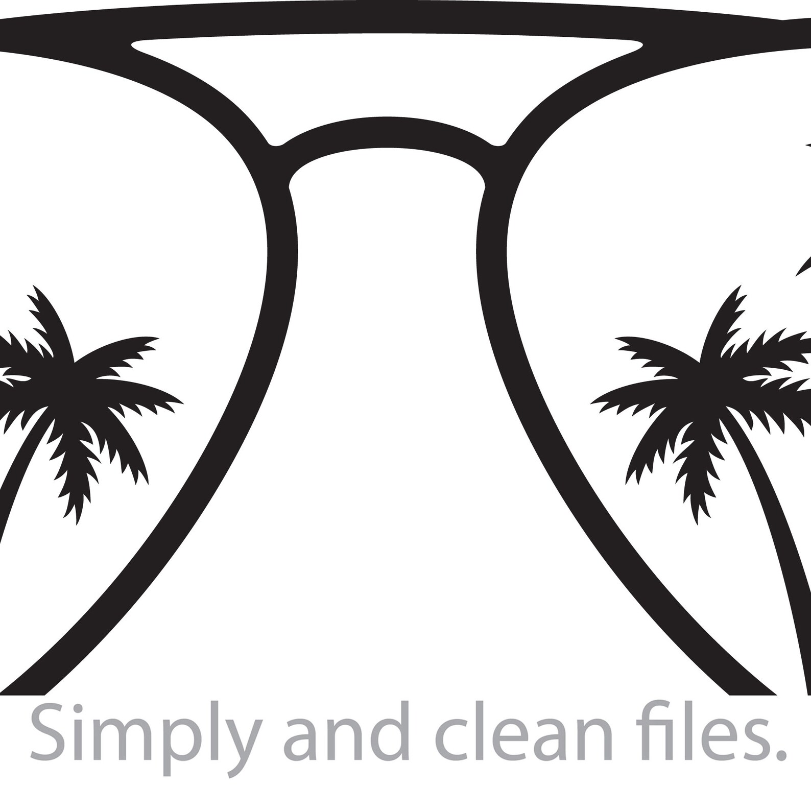 Palm Tree Aviator Sunglasses. Cut Files for Cricut. Clip Art - Etsy
