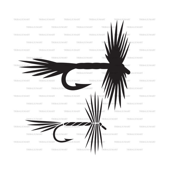 Fishing Fly Lure fishing Hook. Cut Files for Cricut. Clip | Etsy