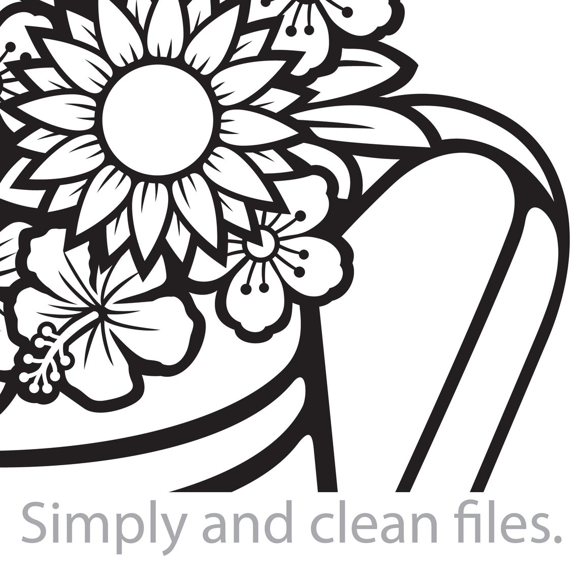 Watering Can With Flowers. Cut Files for Cricut. Clip Art Silhouettes ...