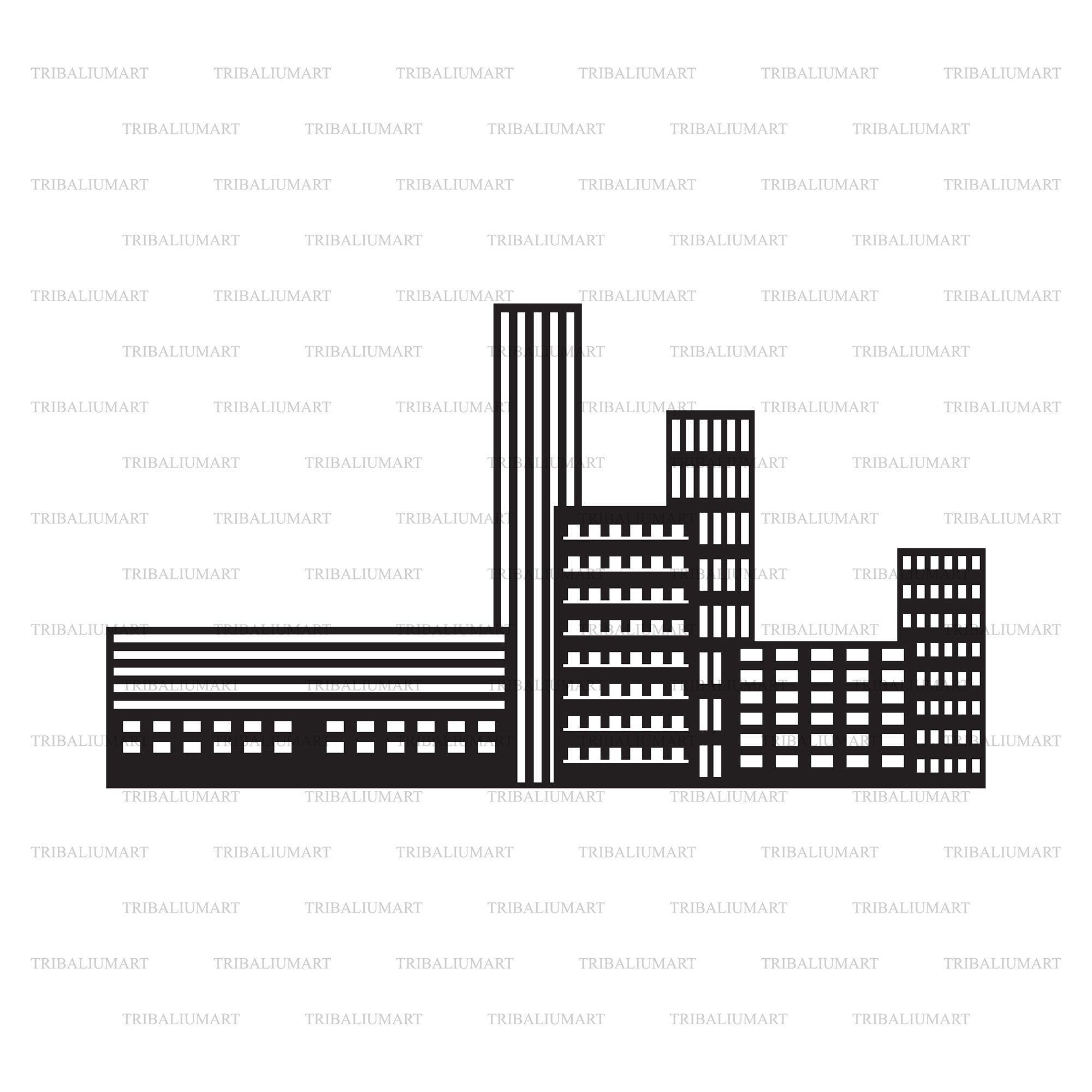 Skyline Files For Cricut City Svg Dxf Skyline Svg Pdf Skyline Png ...