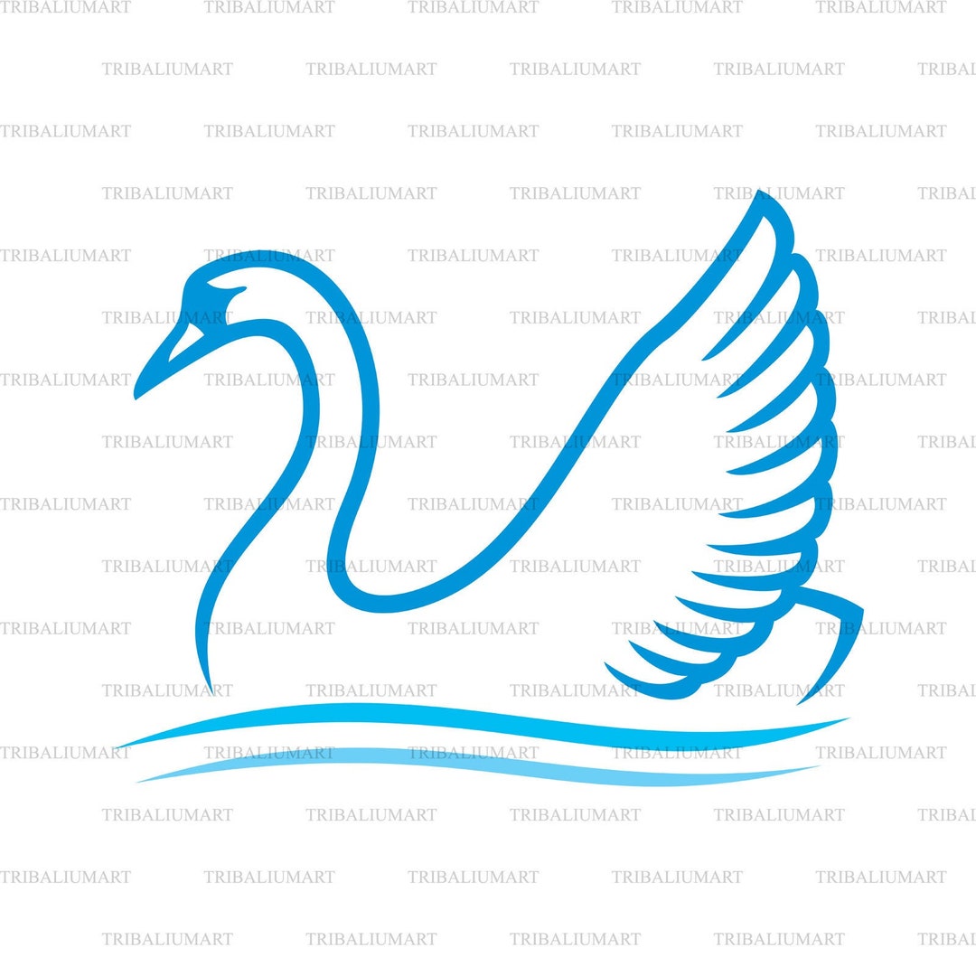 Swan. Cut Files for Cricut. Clip Art (eps, Svg, Pdf, Png, Dxf, Jpeg ...
