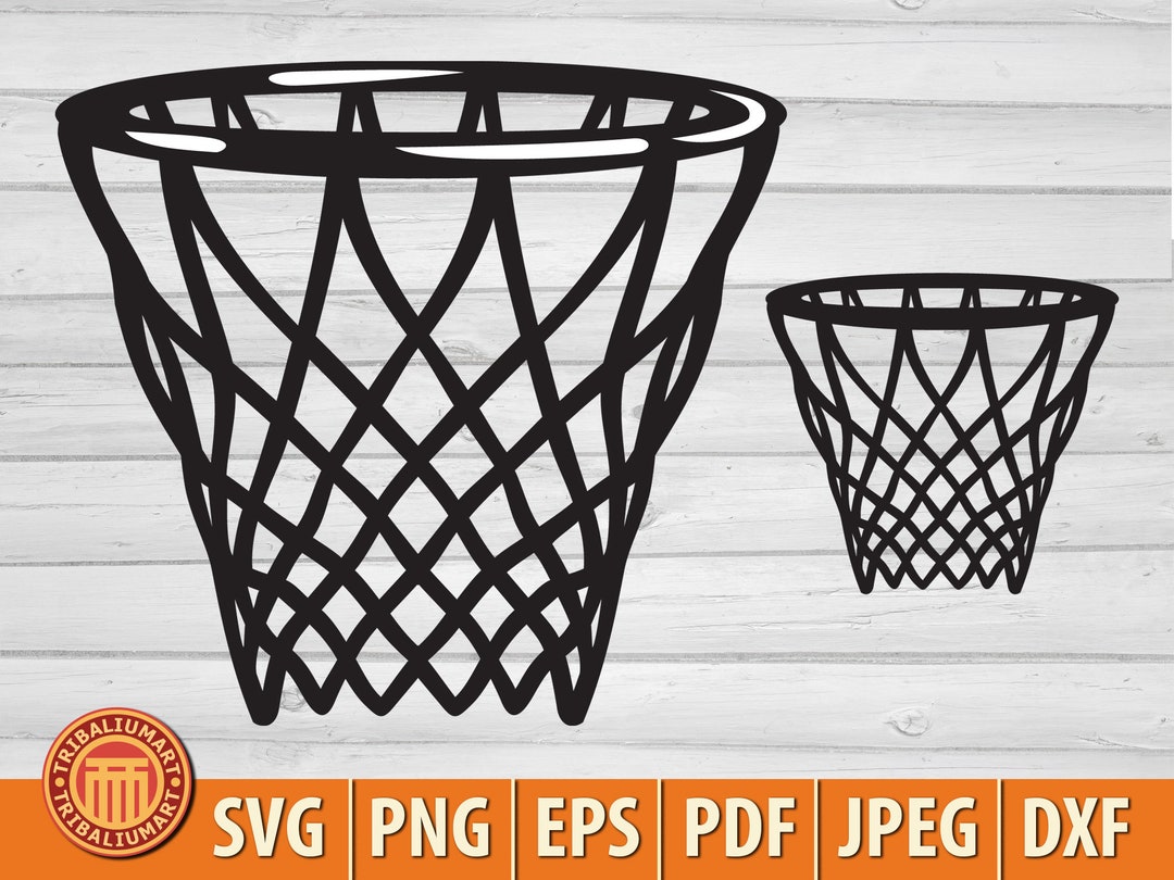 Basketball Hoop. Cut Files for Cricut. Clip Art Silhouette (eps, Svg ...