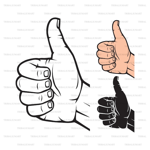 Thumbs up Clip Art - Etsy