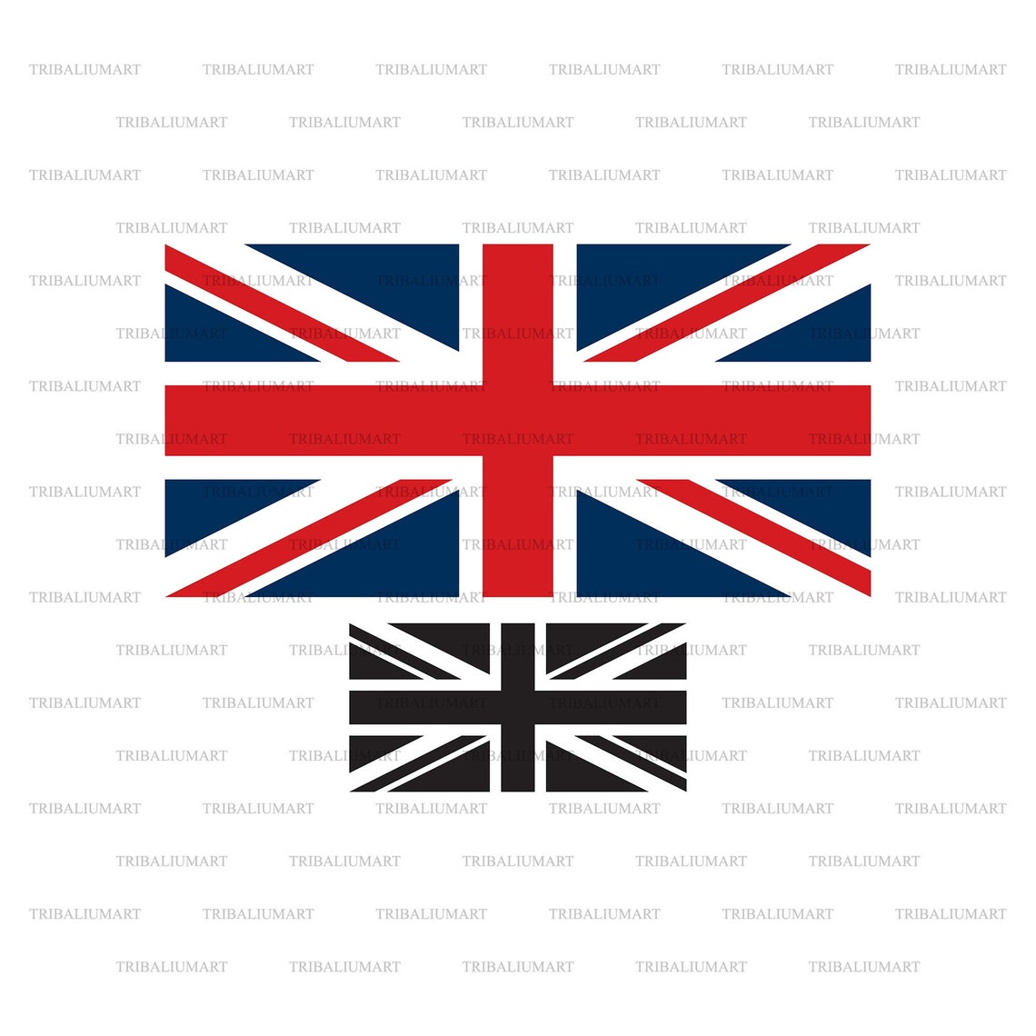 United Kingdom Flag. Cut Files for Cricut. Clip Art Silhouette | Etsy