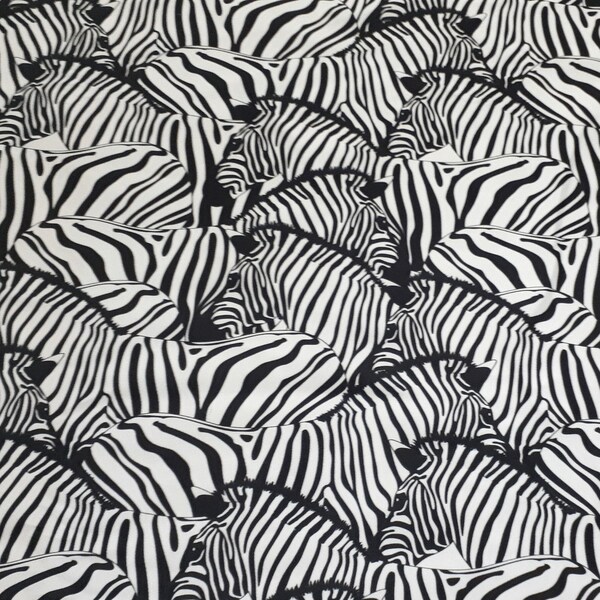 Zebra African Print Fabric - Etsy
