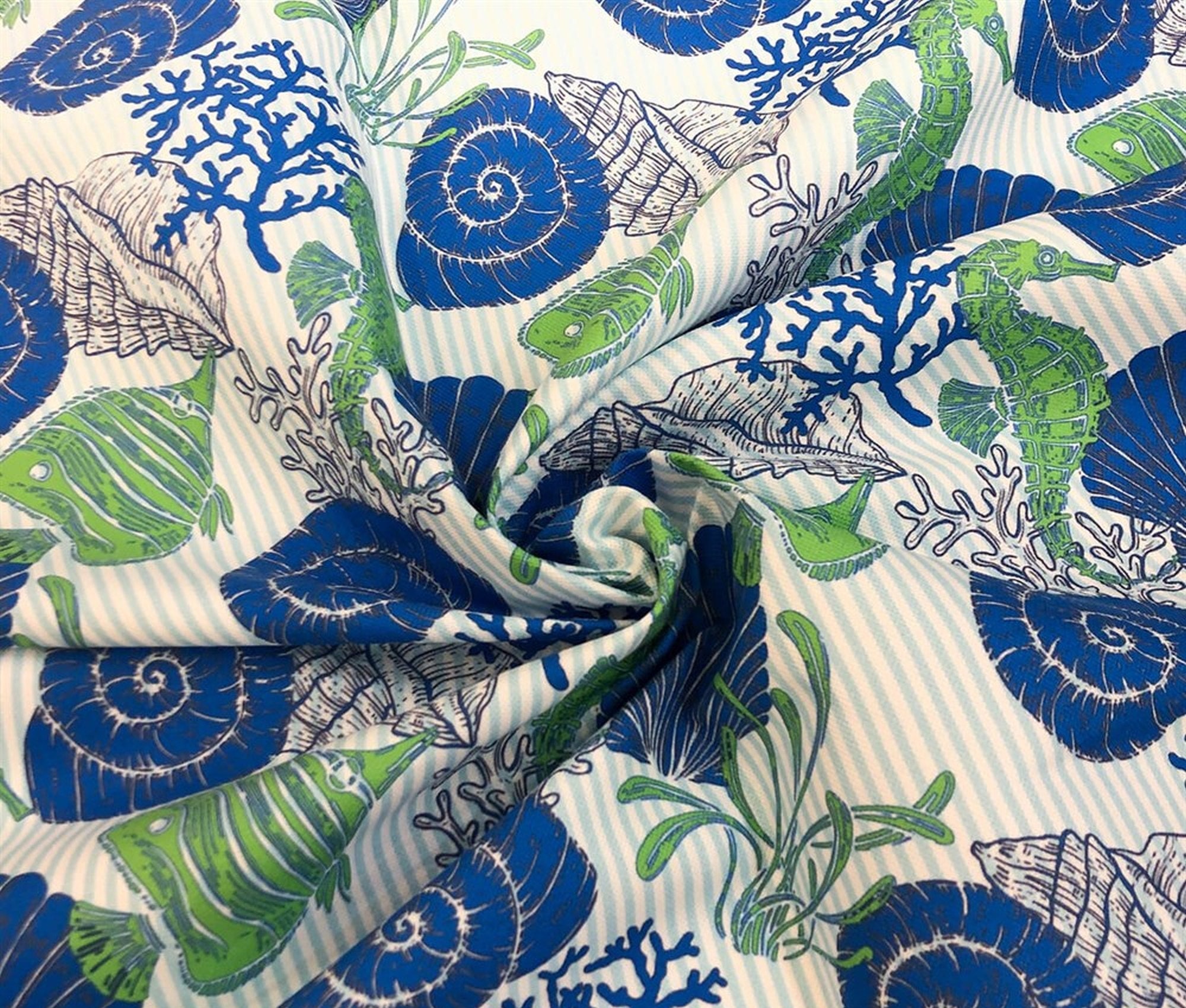 Coastal Sea Reef Fabric Shellfish Mussel Fabric Upholstery - Etsy