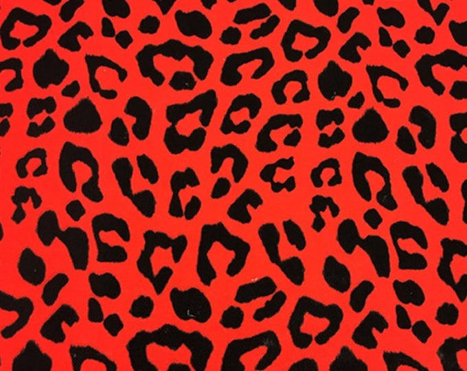 Leopard Fabric Leopard Texture Red by Kimsa Leopard Red Yellow Black ...