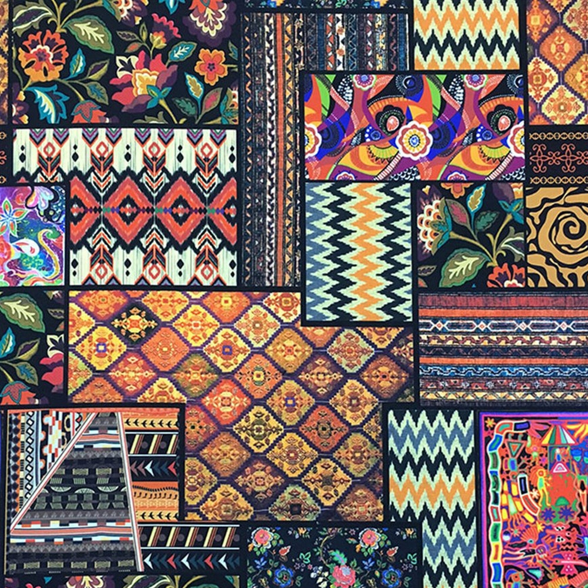 Kilim Print Fabric Upholstery by the Yard Fabric Home Decor - Etsy