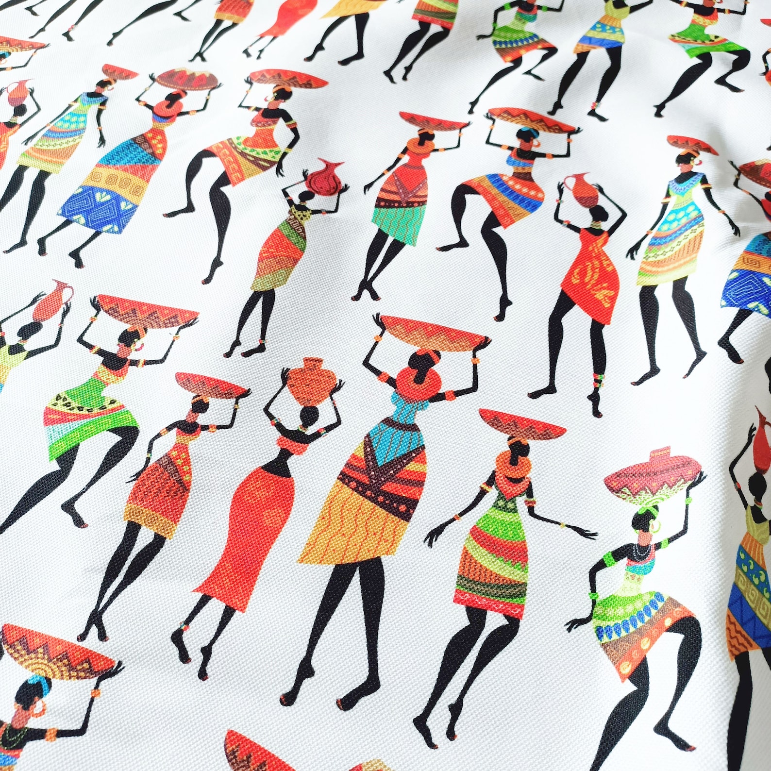 African Woman Fabric Traditional Africa Pattern Fabric by | Etsy