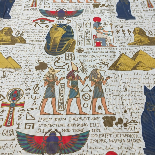 Egyptian Pattern Fabric - Etsy
