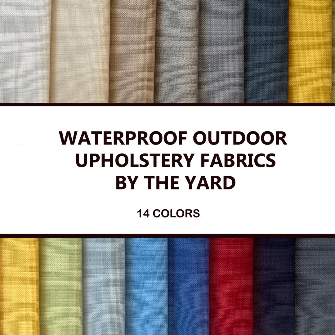 Outdoor Waterproof Upholstery Fabrics, by the Yard Waterproof Fabric ...