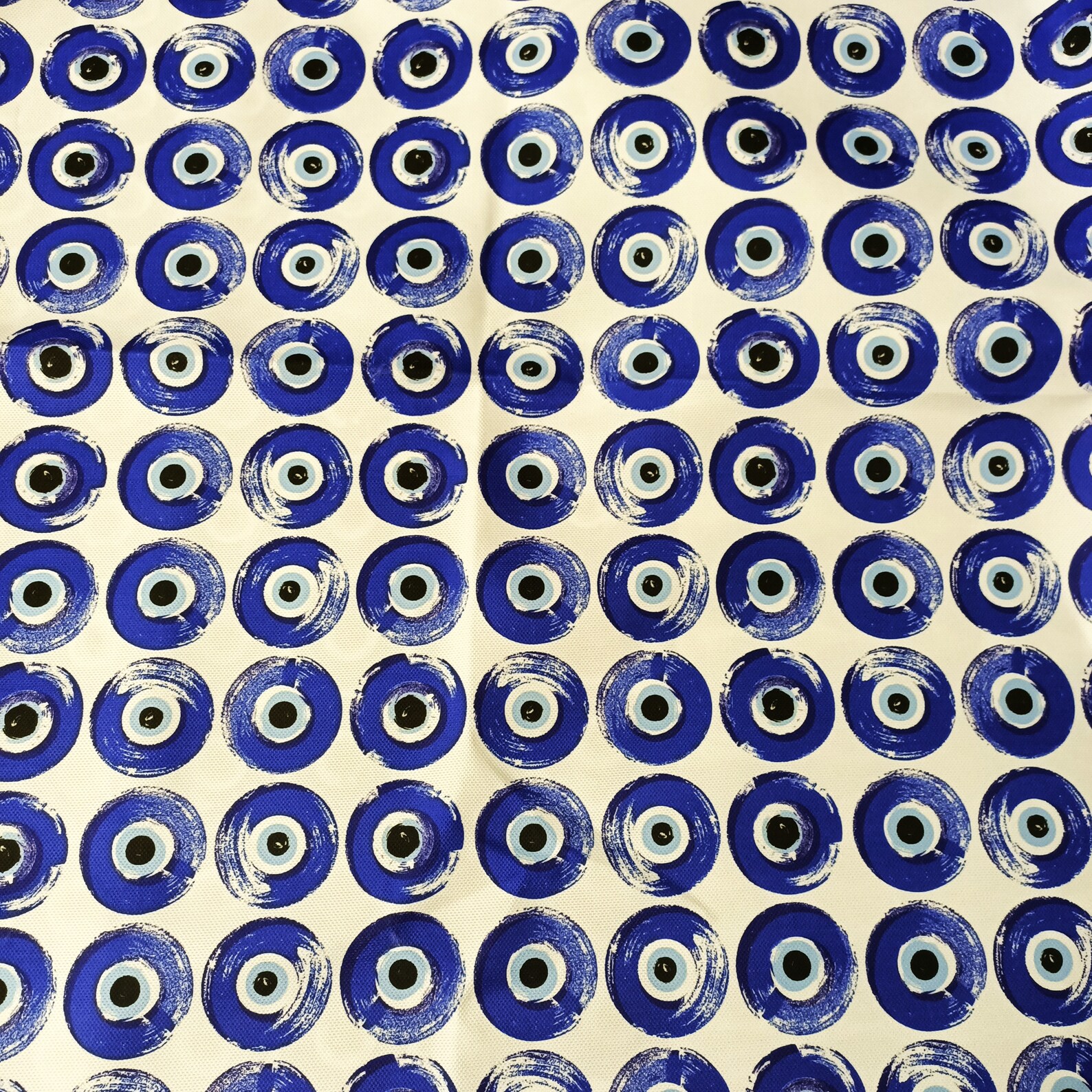 Evil Eye Fabric, Modern Blue Evil Eye Fabric for Upholstery Fabric ...