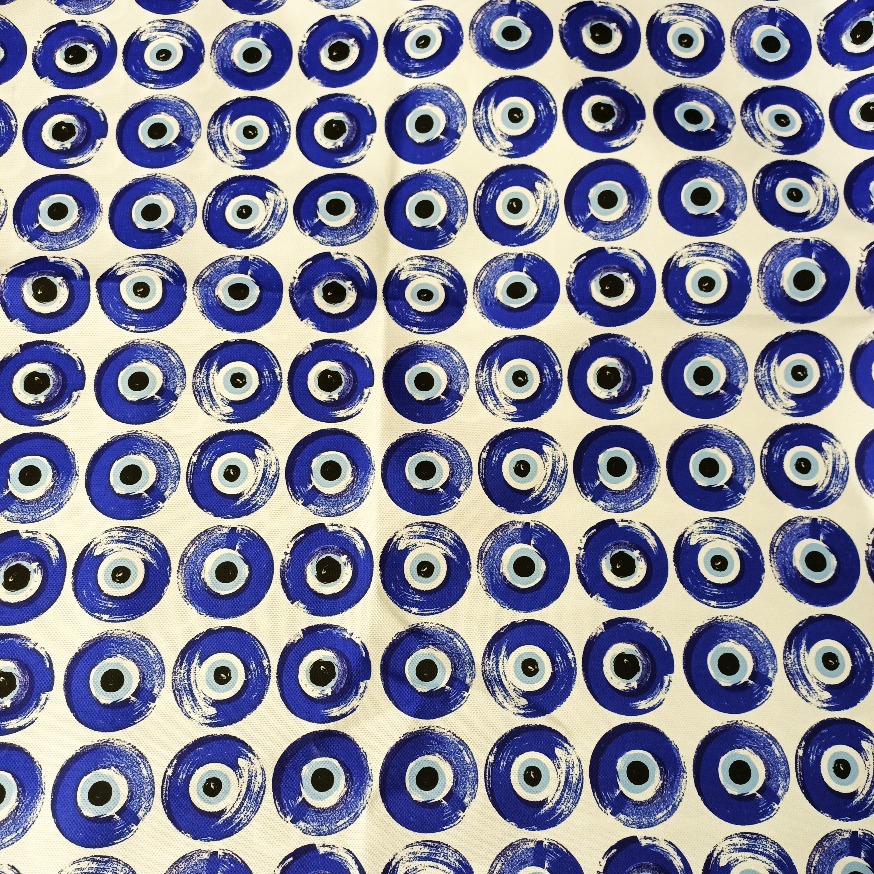 Evil Eye Fabric, Modern Blue Evil Eye Fabric for Upholstery Fabric, Craft Fabric, Evil Eye Bead ...