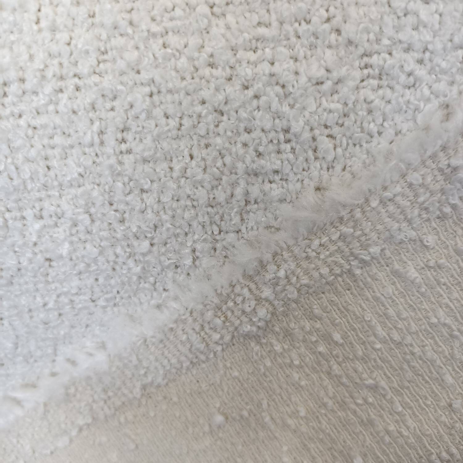 White Boucle Upholstery Fabric Heavy Weight Boucle Textured - Etsy Canada