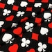 Playing Card Symbols Print Fabric,suit Symbols, Playing Card Suits ...