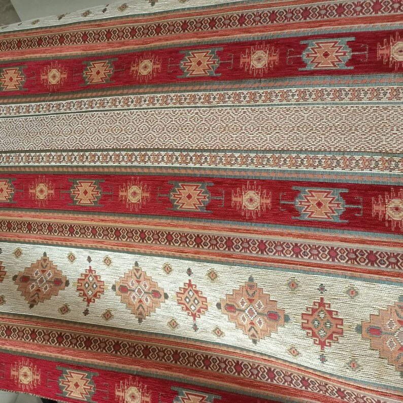 Tribal Turkish Aztec Boho Fabric Southwestern Kilim - Etsy