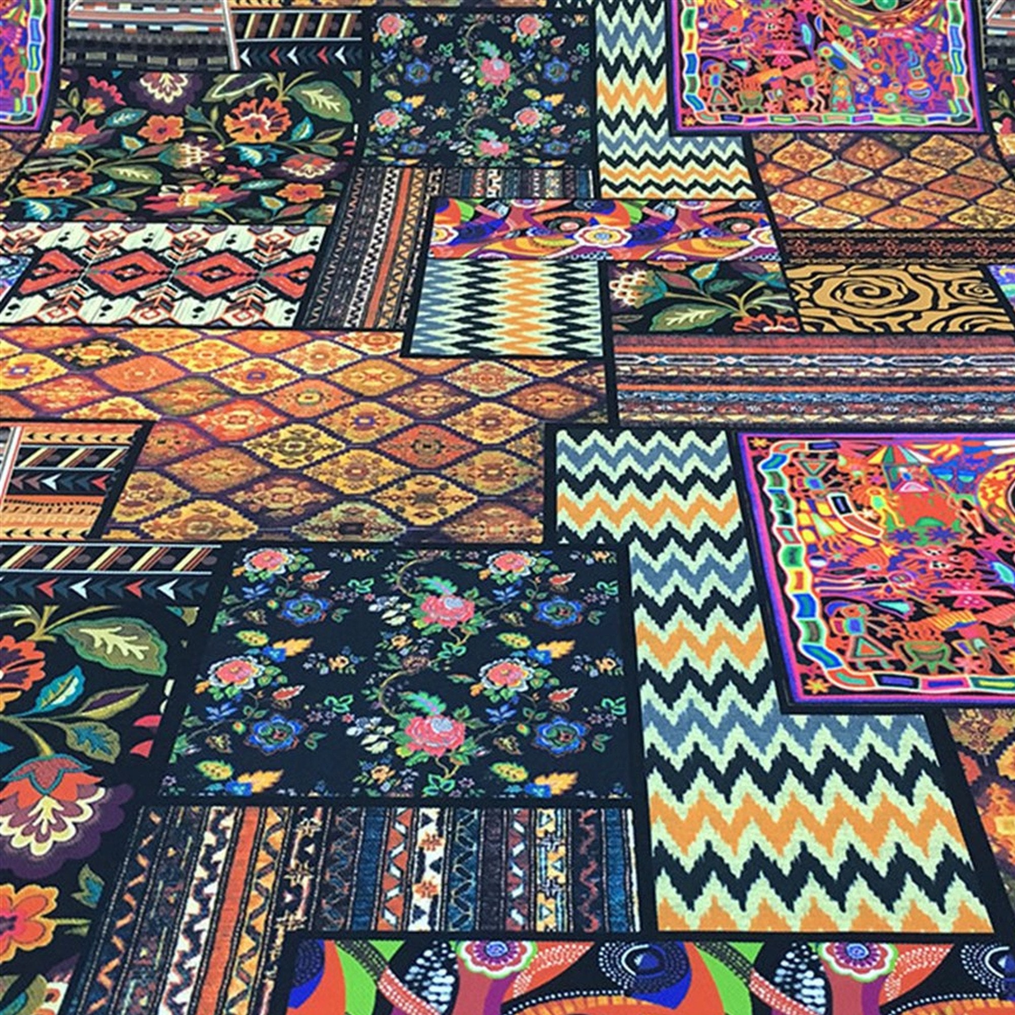 Kilim Print Fabric Upholstery by the Yard Fabric Home Decor - Etsy