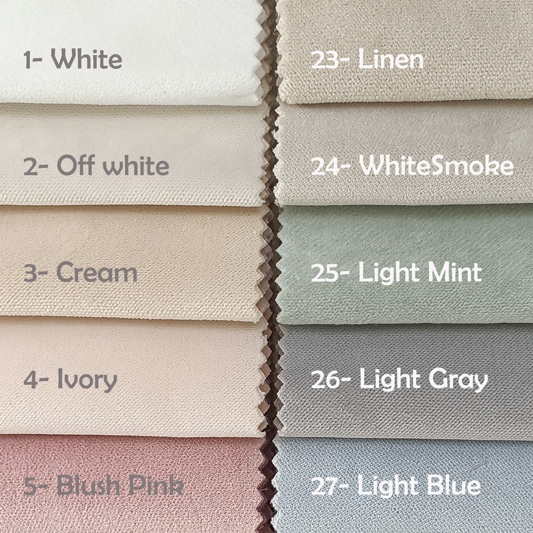 VELVET Fabric, Cotton Upholstery, by the Yard Velvet for Sofa, Chair ...