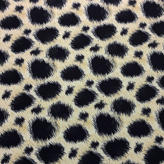 Cheetah Fabric Leopard Upholstery Fabric Leopard Pattern | Etsy