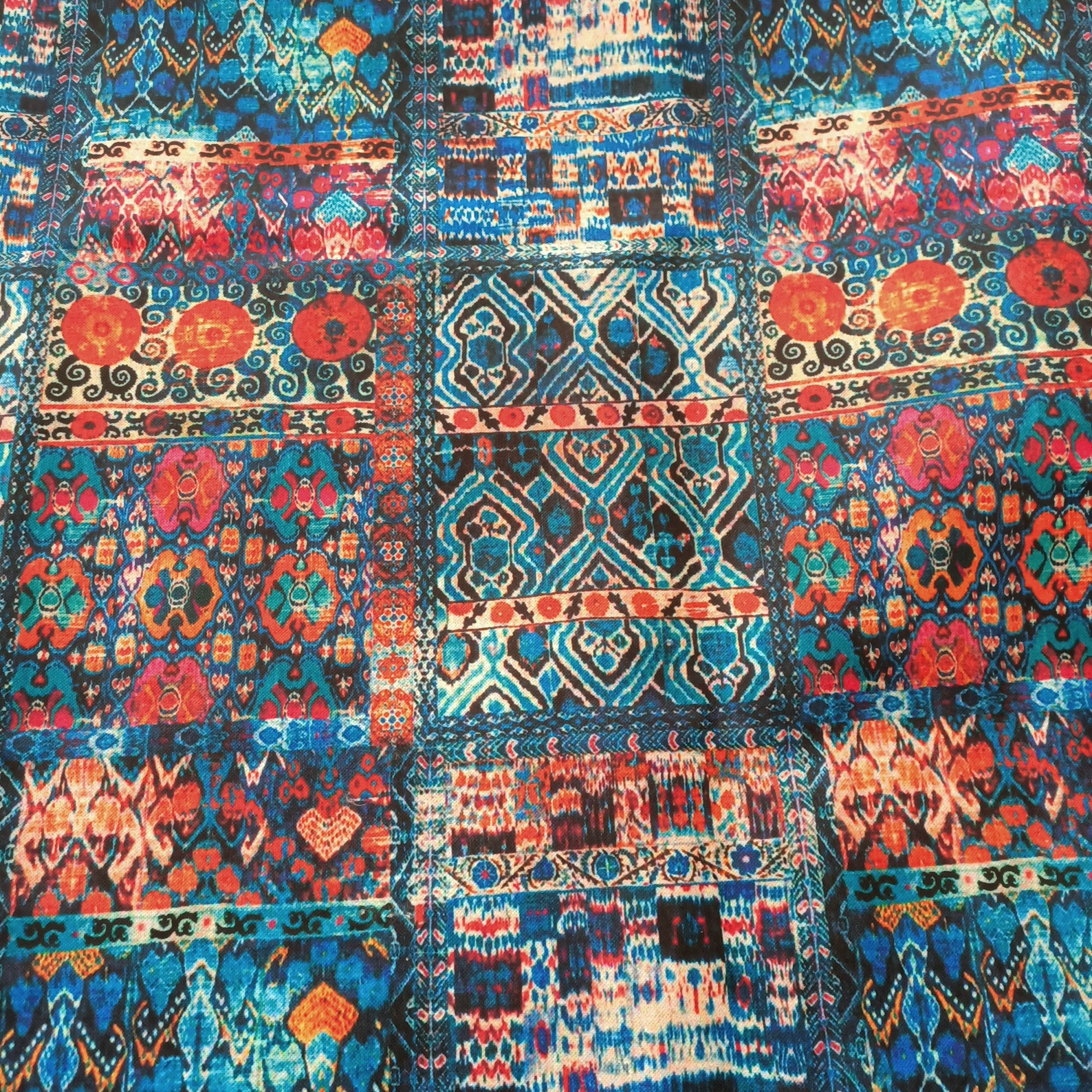 Kilim Fabric, Bohemian Boho Fabric for Upholstery, by the Yard Fabric ...