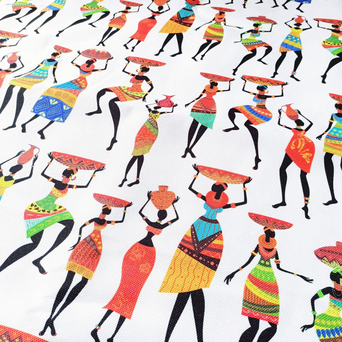 African Woman Fabric Traditional Africa Pattern Fabric by | Etsy