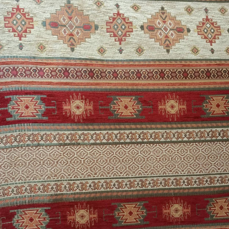 Tribal Turkish Aztec Boho Fabric Southwestern Kilim - Etsy