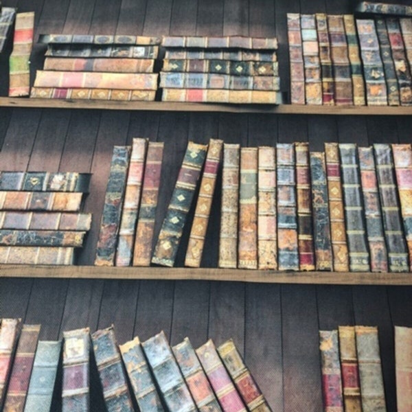 Library Book Fabric - Etsy
