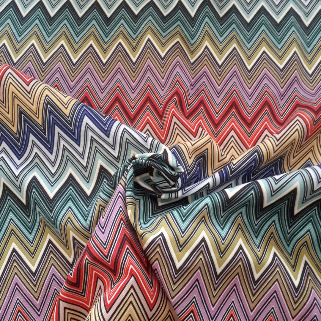 Chevron, Zig Zag Pattern Fabric by the Yard Curtain Fabric, Chair ...