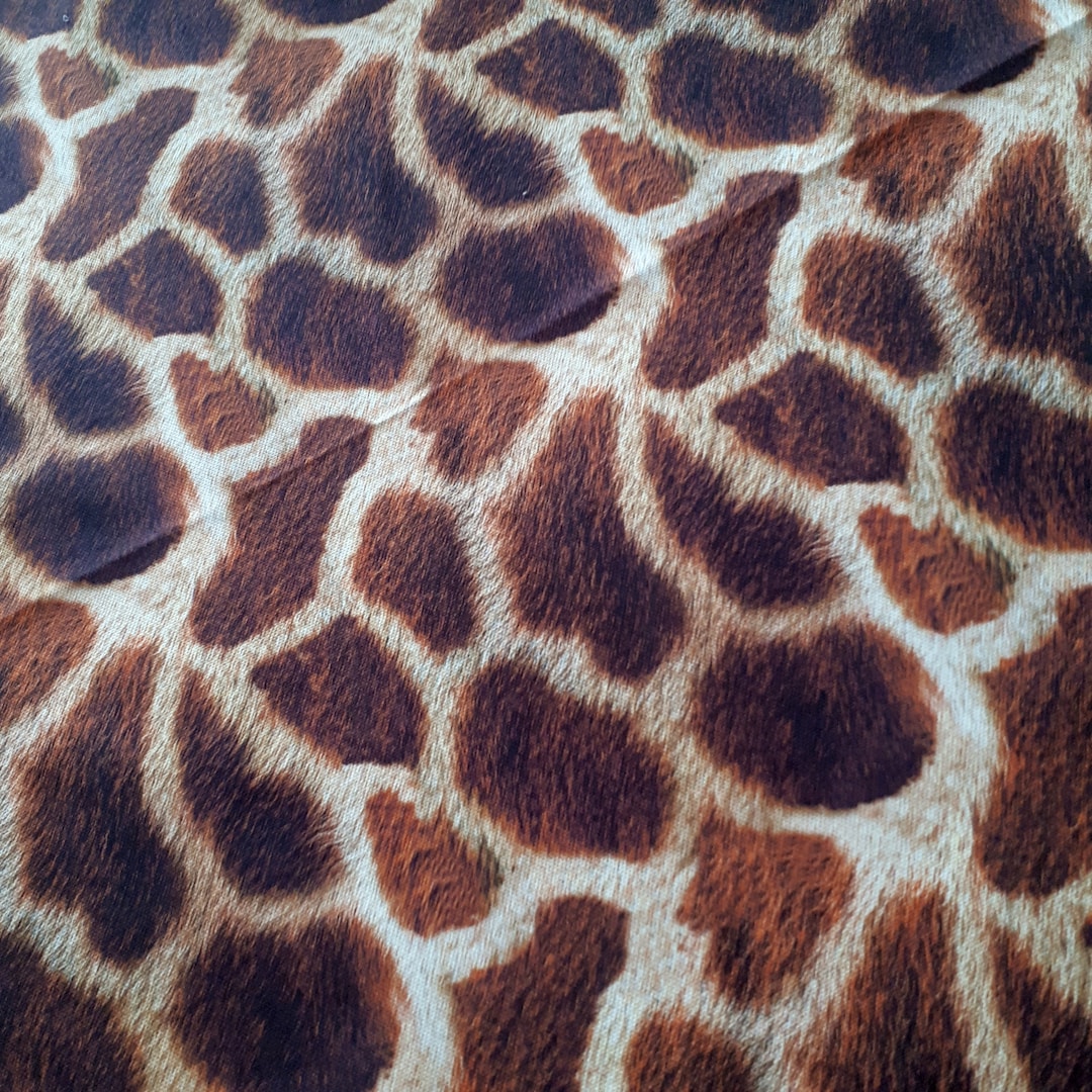 Giraffe Skin Fabric by the Yard, Safari, Africa, Savanna Themed Fabric ...