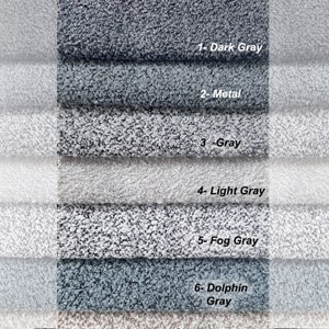 Gray Boucle Upholstery Fabric, Boucle Textured Furniture Fabric for ...
