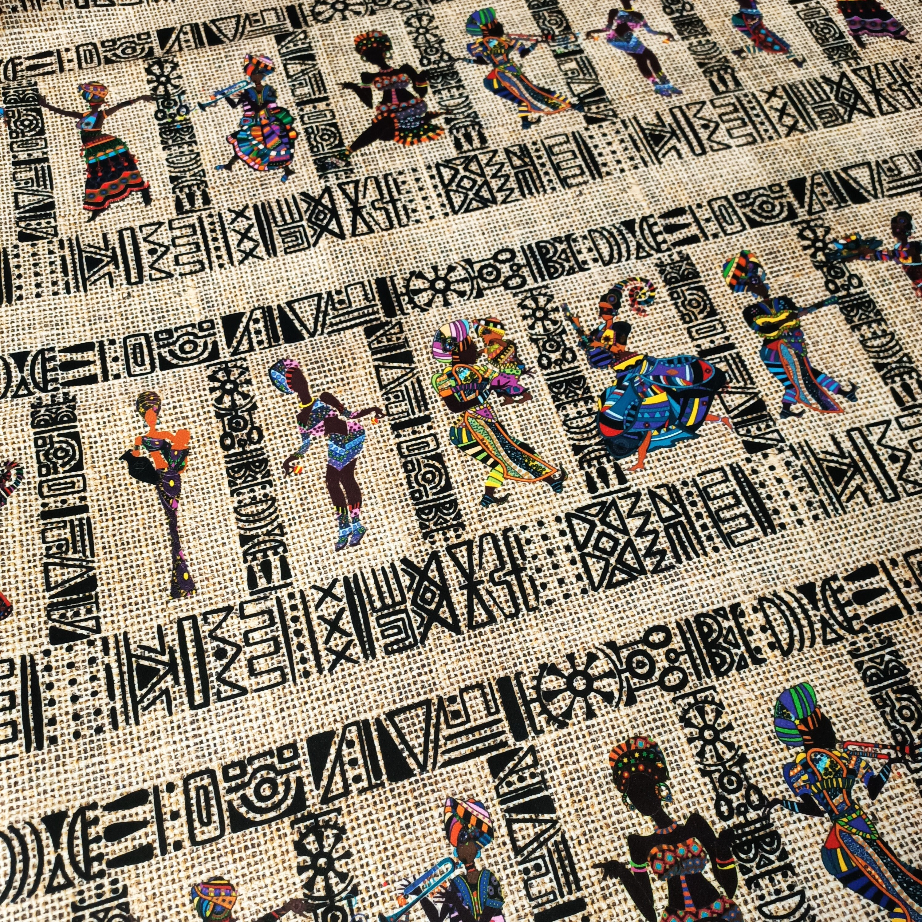 African Lady Fabric, Africa Woman Fabric for Home Textile, Diy Project ...