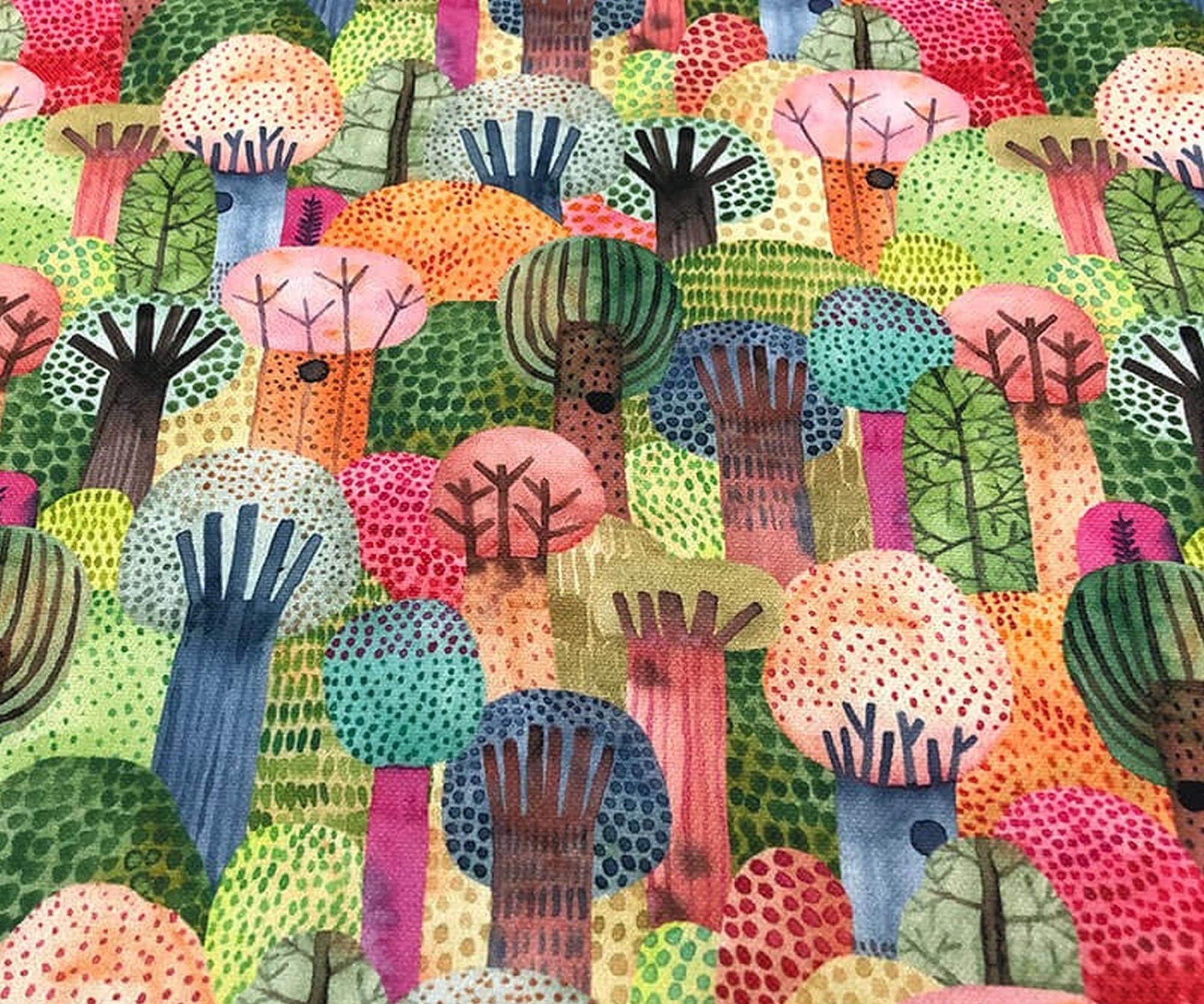Tree Fabric Forest Fabric Jungle Fabric Upholstery Fabric - Etsy